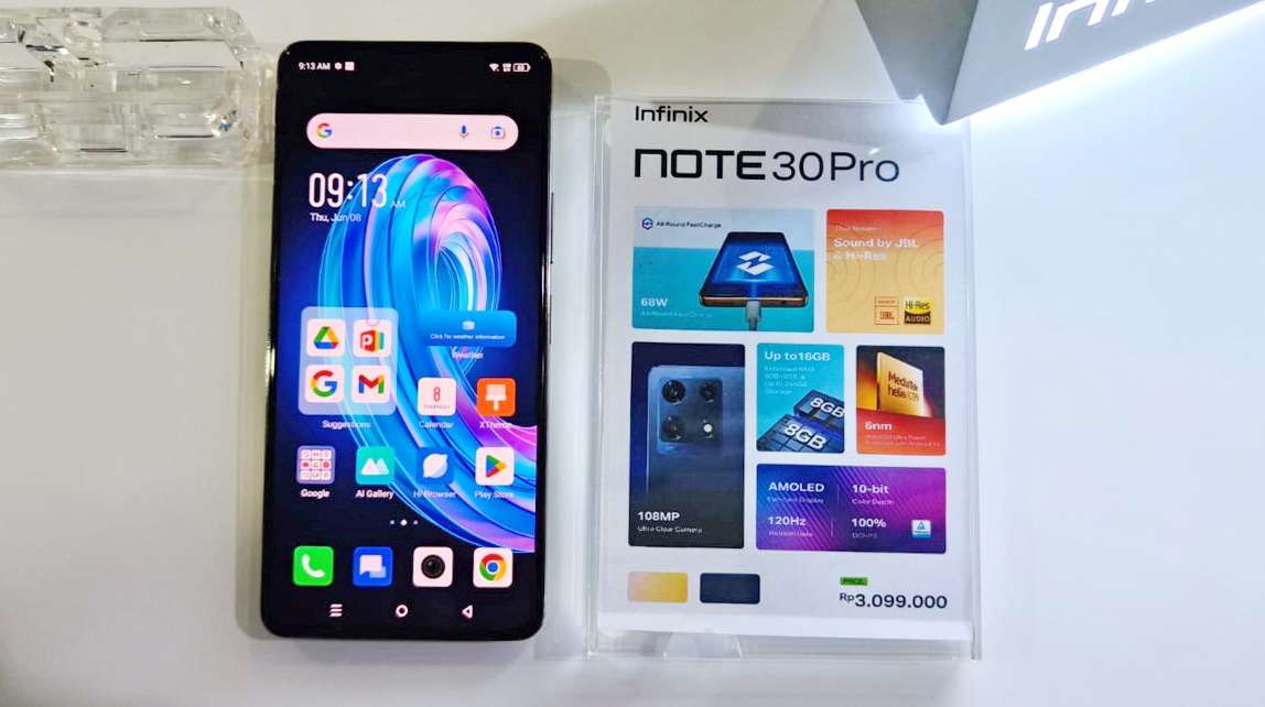 Infinix Note 30 Resmi Dijual di Indonesia Mulai Harga Rp2.3 Jutaan!
