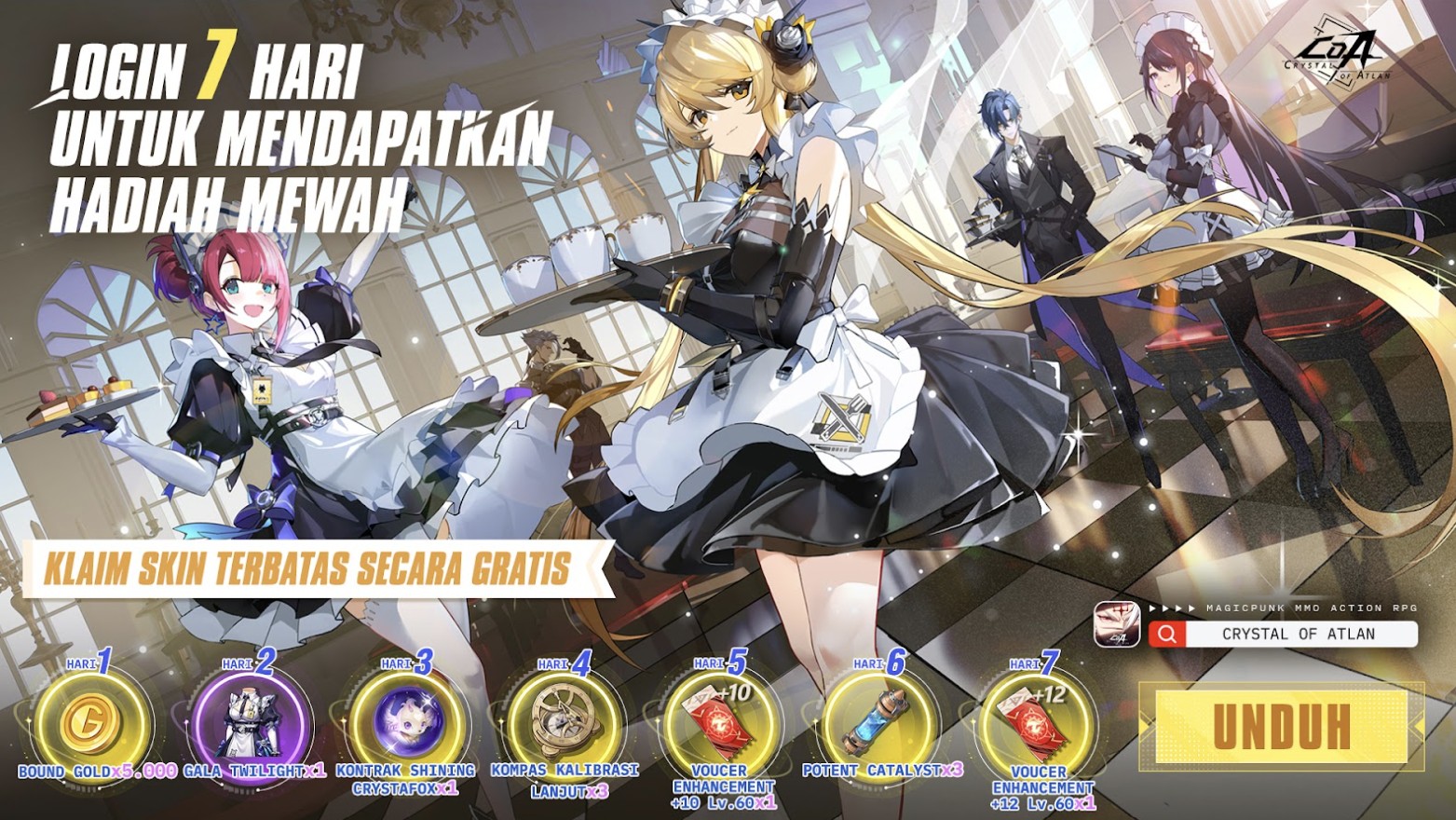Crystal of Atlan Resmi Dirilis! MMO Magicpunk yang Dinanti Kini Hadir ...