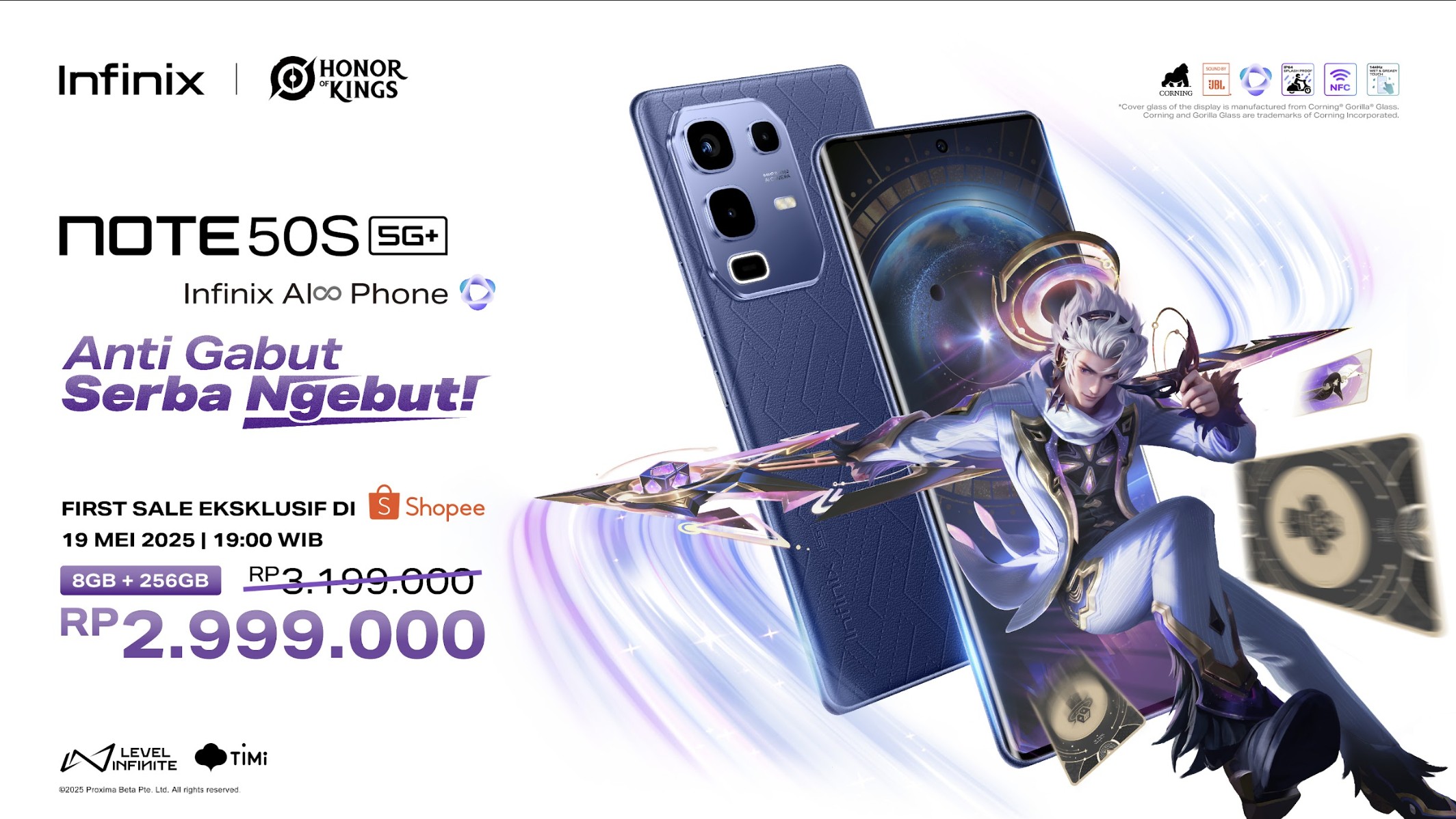 Infinix NOTE 50S 5G+ & NOTE 50X 5G+ Resmi Hadir di Indonesia, Bawa Kamera Sony & Fitur Tahan ...
